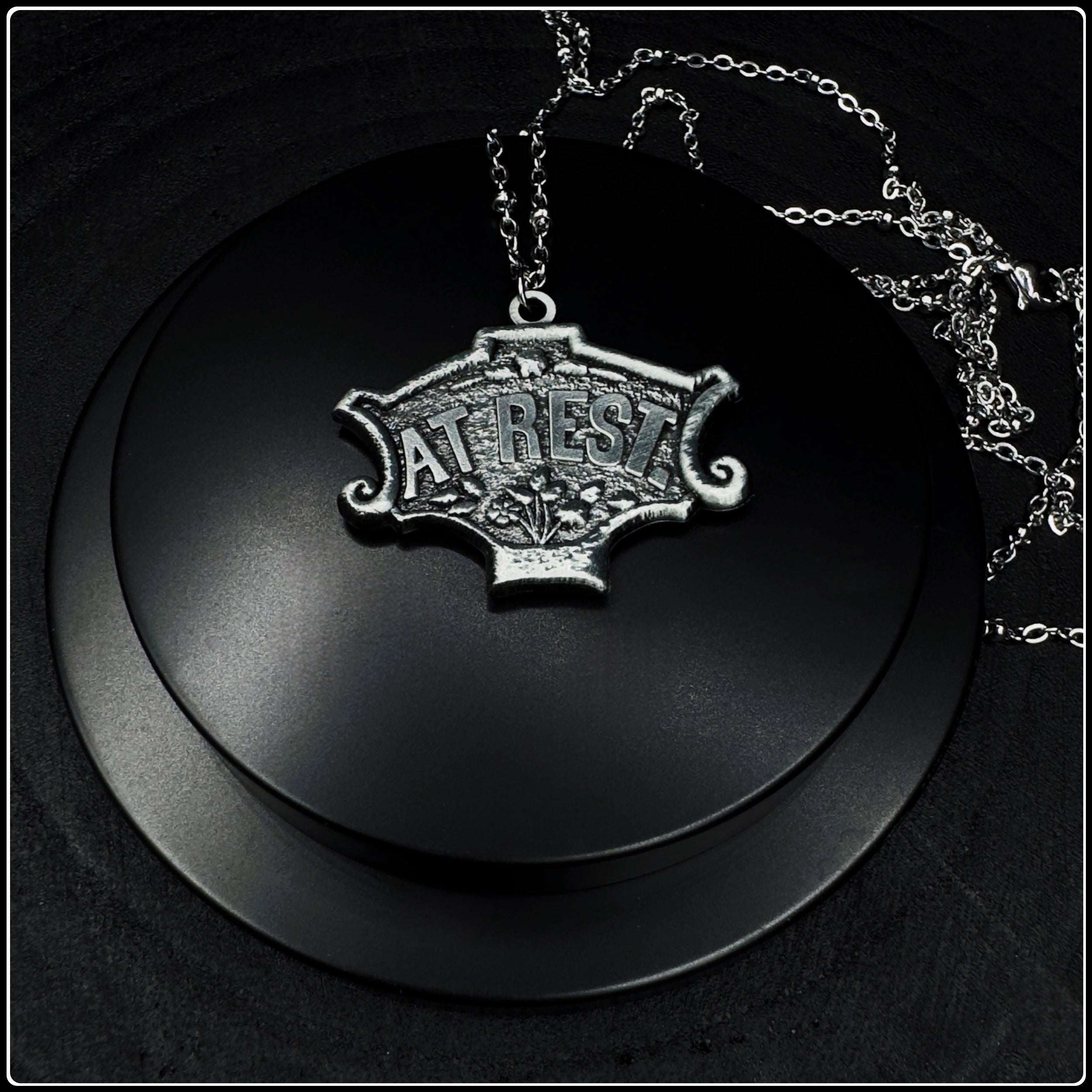 Casket Key Pendant on Chain – Into The Black
