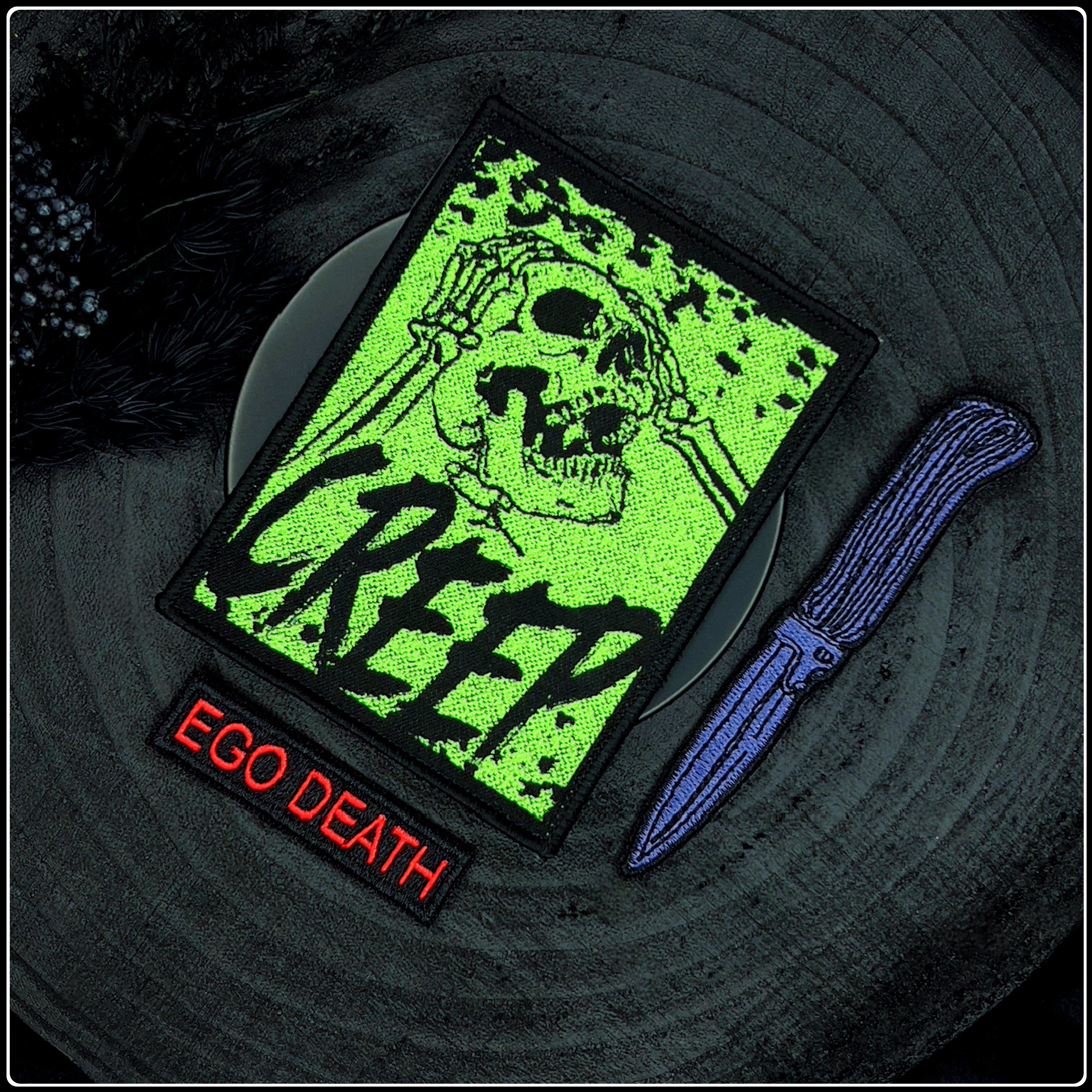 Creep & Dagger - 3 Pack of Embroidered Patches – Into The Black