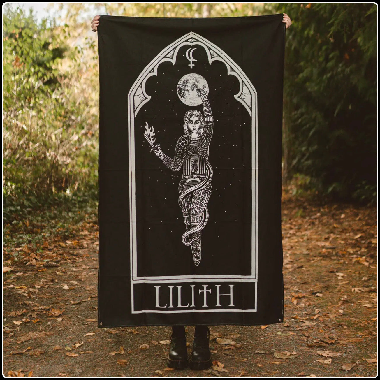 Lilith Tarot Wall Tapestry – Into The Black