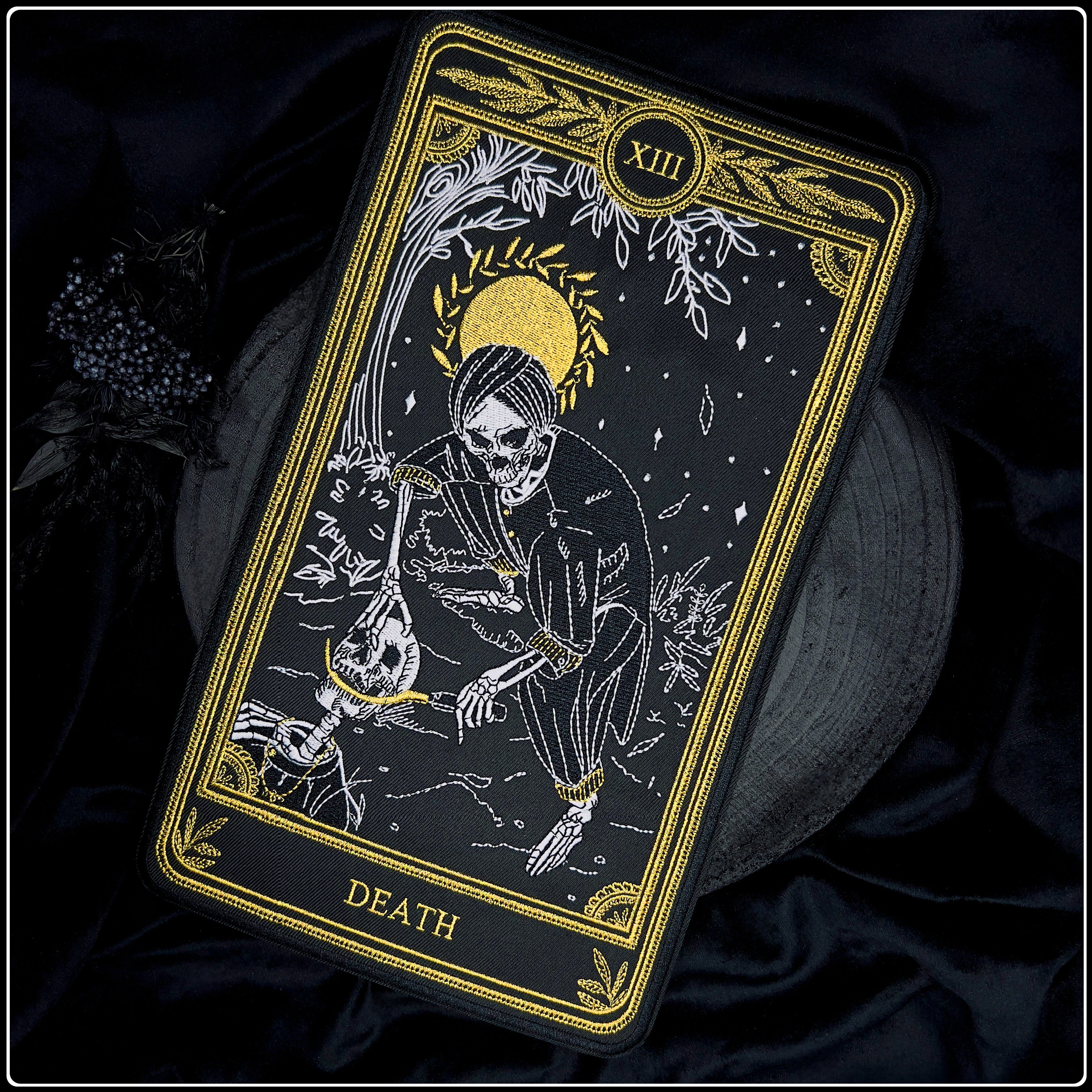 Death - Large Embroidered Back Patch – Into The Black