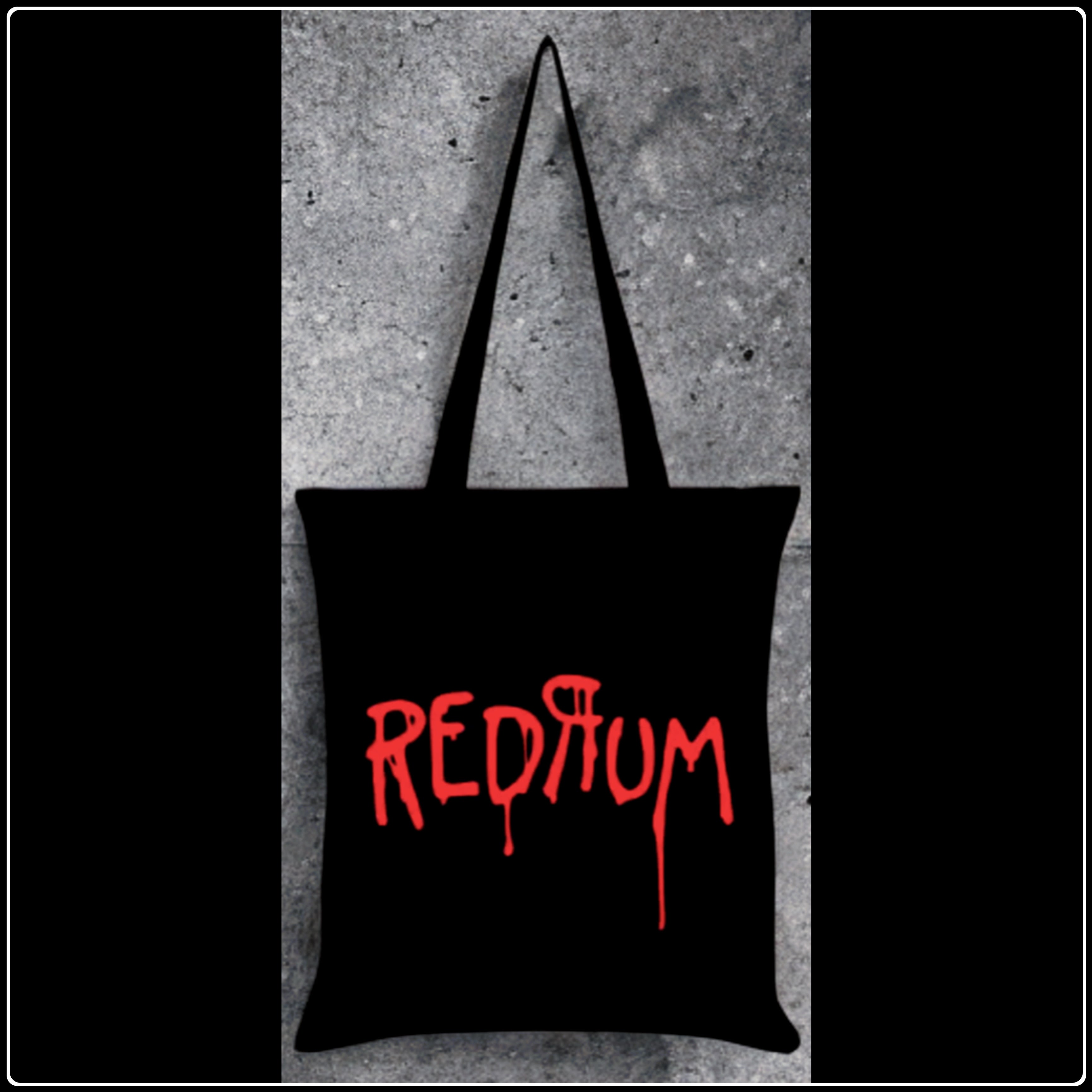 Redrum Tote Bag – Into The Black
