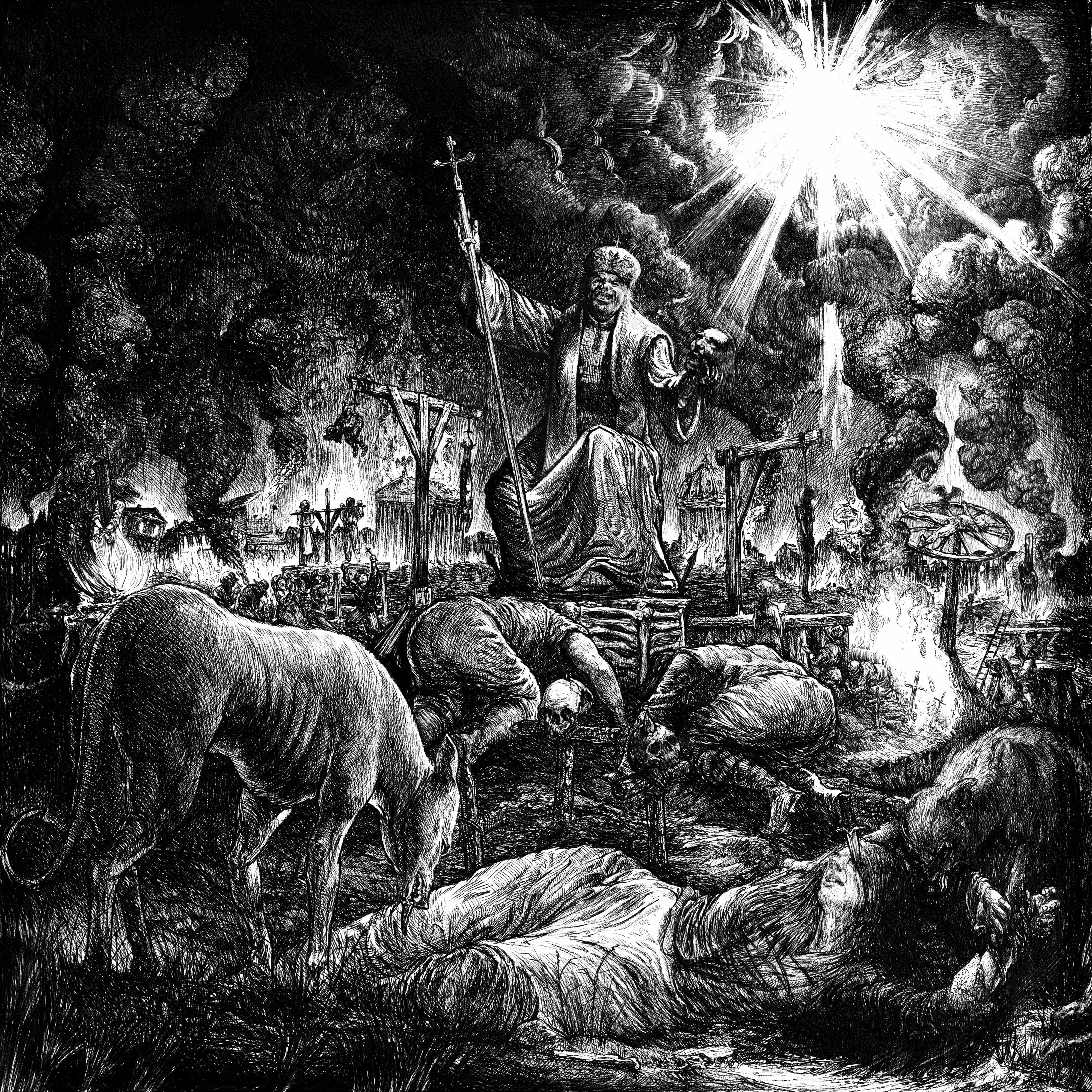 'Priest Of Despair' Print – Into The Black