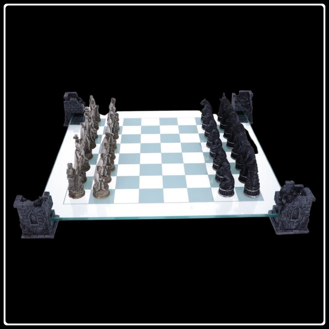 Vampire and Werewolf Chess Set - Into The Black