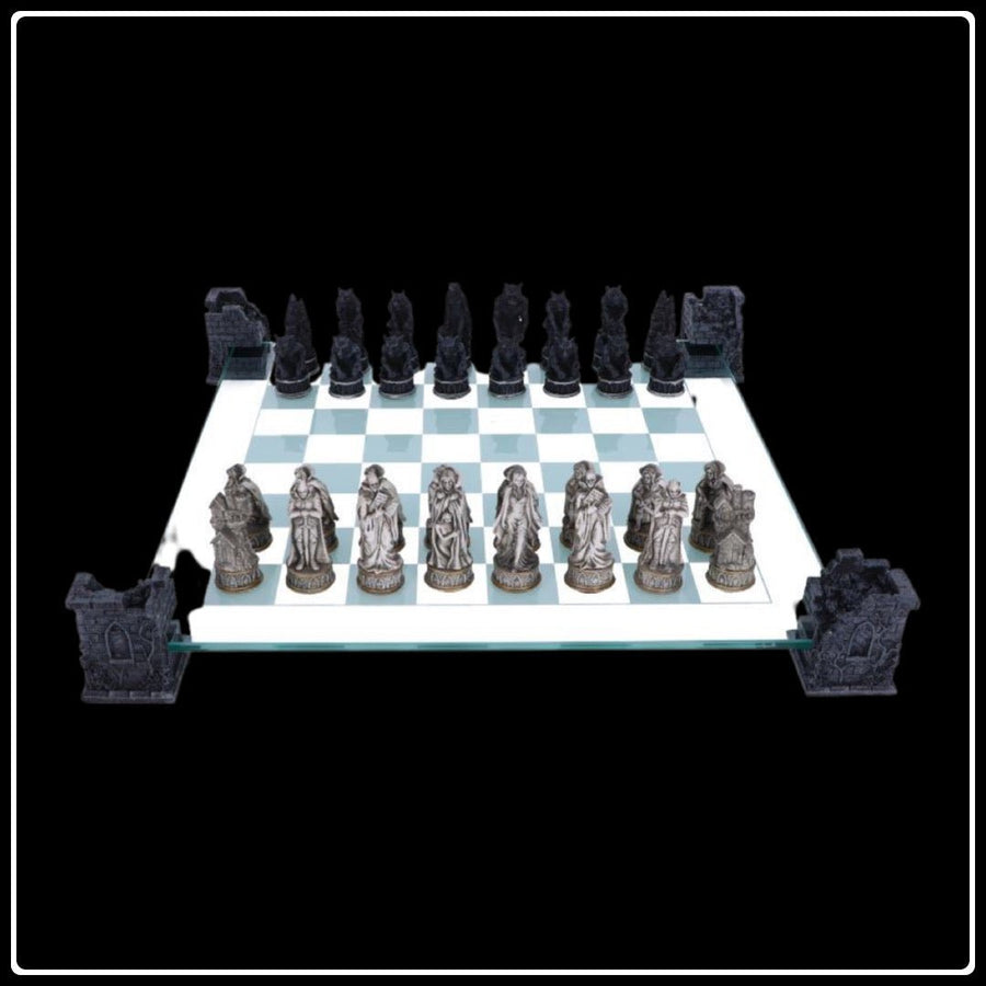 Vampire and Werewolf Chess Set - Into The Black